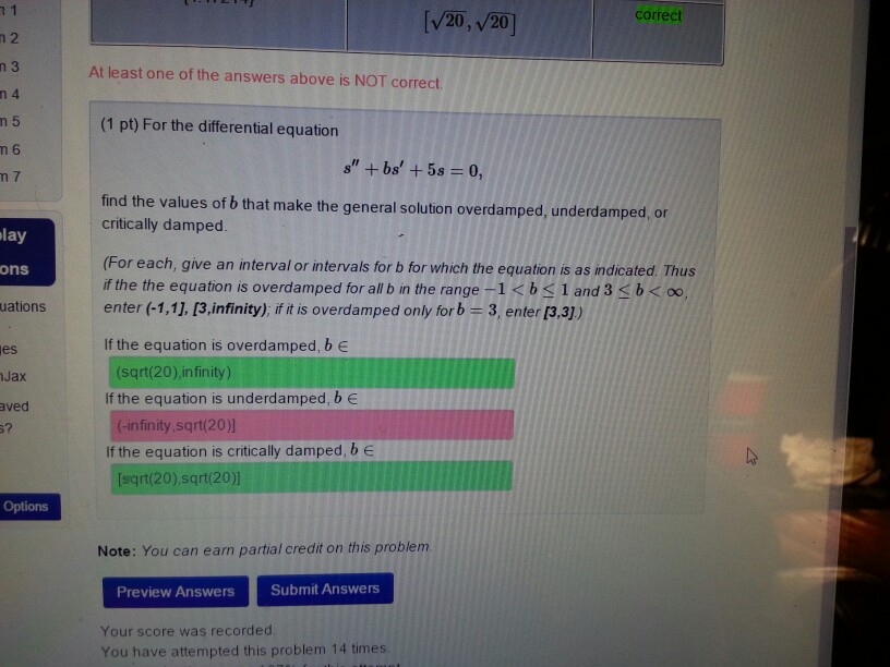 Solved V20,V20 correct n 3 At least one of the answers above | Chegg.com