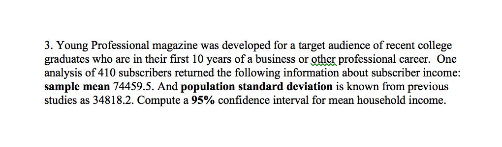 Solved 3. Young Professional magazine was developed for a | Chegg.com