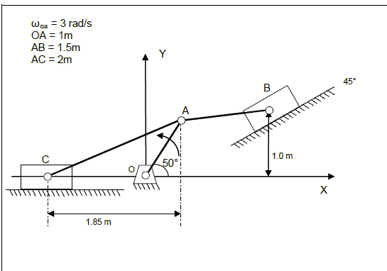 Solved Determine Position, Velocity and Acceleration of | Chegg.com