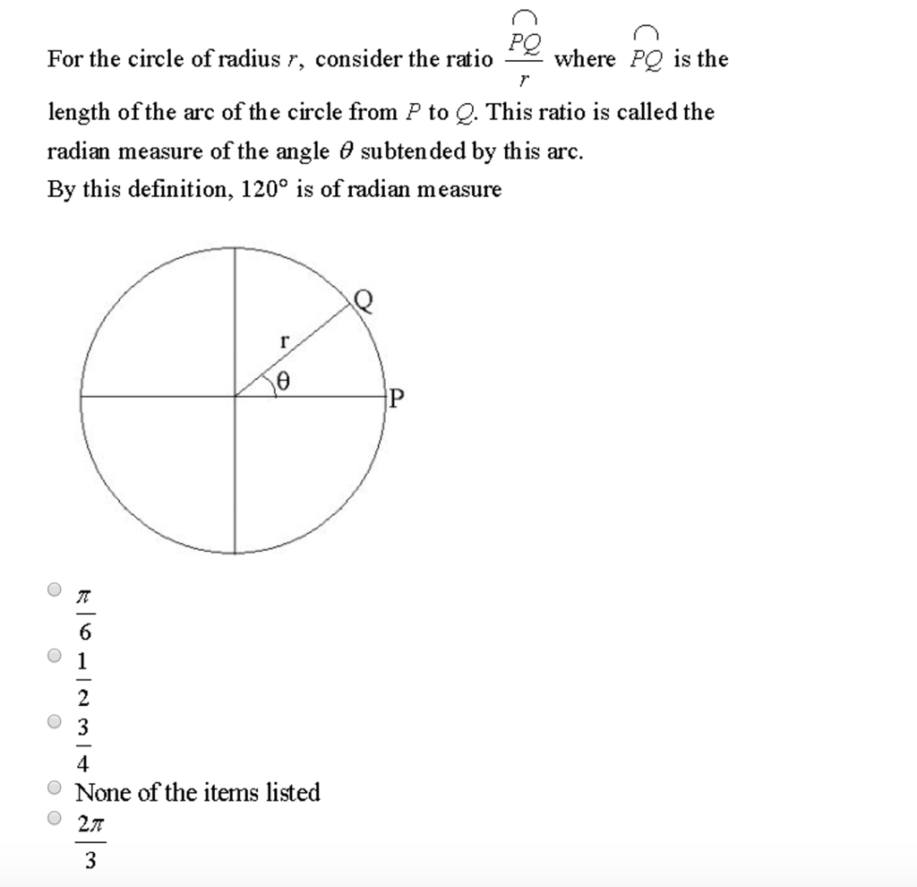 Solved For the circle of radius r, consider the ratio where | Chegg.com
