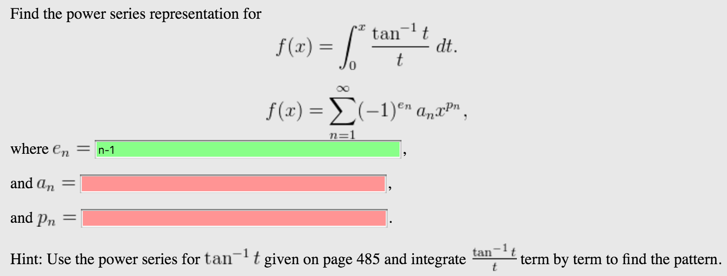 Solved Find the power series representation for- | Chegg.com