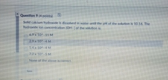 Solved Question 4 (2 points) Consider the following | Chegg.com Solved Question 4 (2 points) Consider the following | Chegg.com