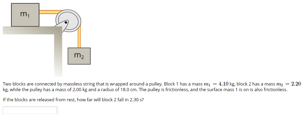 Solved M1 M2 2 20 Two Blocks Are Connected By Massless