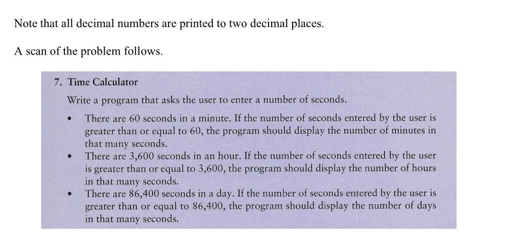 Solved Program 1 For An Introduction To Selection Logic 4812
