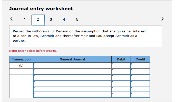 Solved Prepare the journal entry to record Benson's | Chegg.com