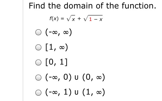 Solved Find the domain of the function. F(x) = + Find the | Chegg.com