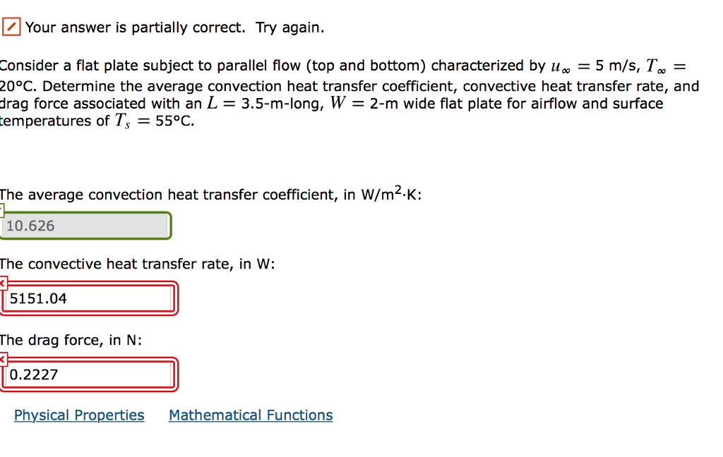 Consider a flat plate subject to parallel flow (top | Chegg.com