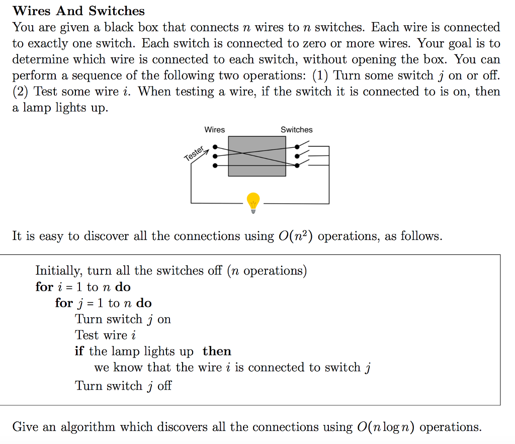 Solved Wires And Switches You are given a black box that | Chegg.com