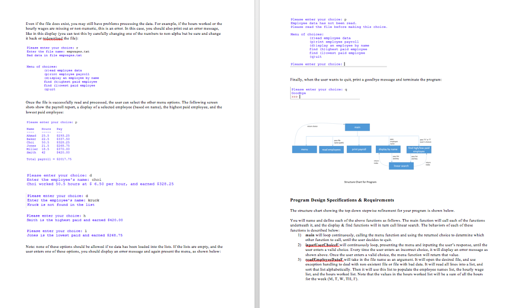 CIS 221 Module 5 (Ch6&13 PA) Employee Payroll Summary | Chegg.com