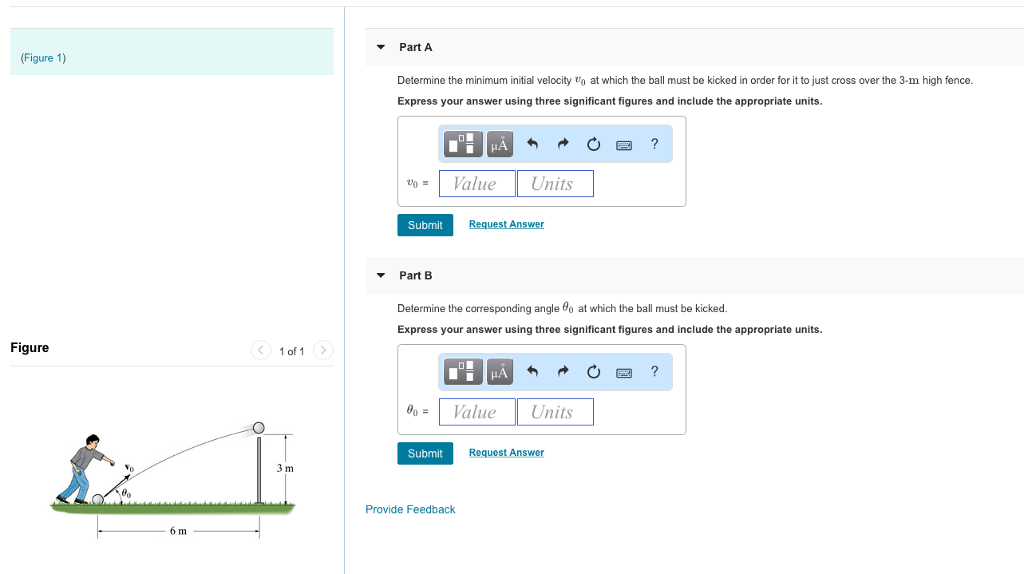 Solved Part A Figure 1 Determine The Minimum Initial