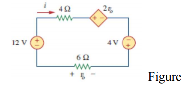 Solved Determine v0 and i in the circuit shown in the Figure | Chegg.com