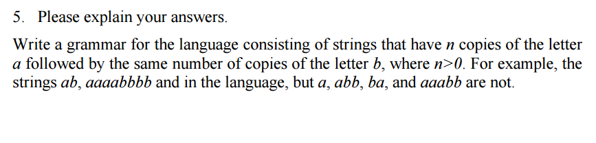 Solved Write a grammar for the language consisting of | Chegg.com