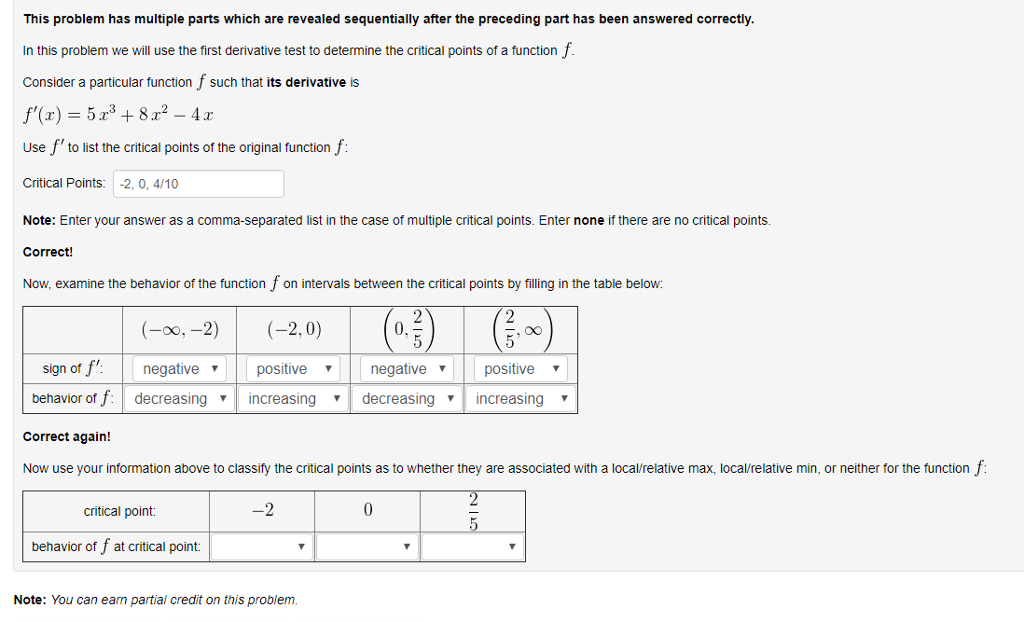 Solved This problem has multiple parts which are revealed | Chegg.com