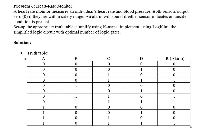 Solved Please Design A Logic Circuit For The Following 