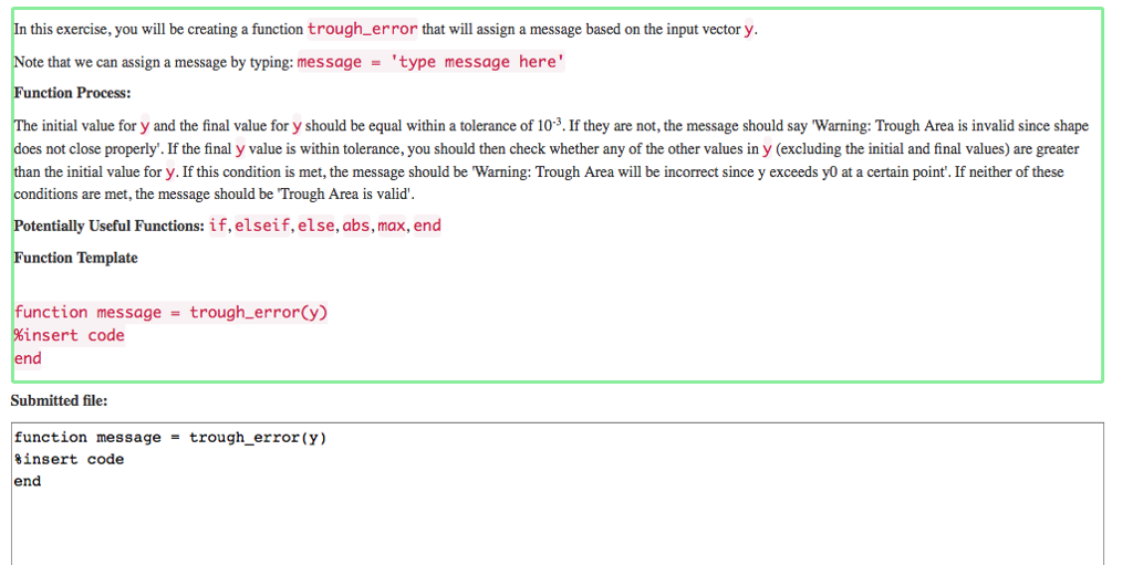 Solved In this exercise, you will be writing a code that can | Chegg.com