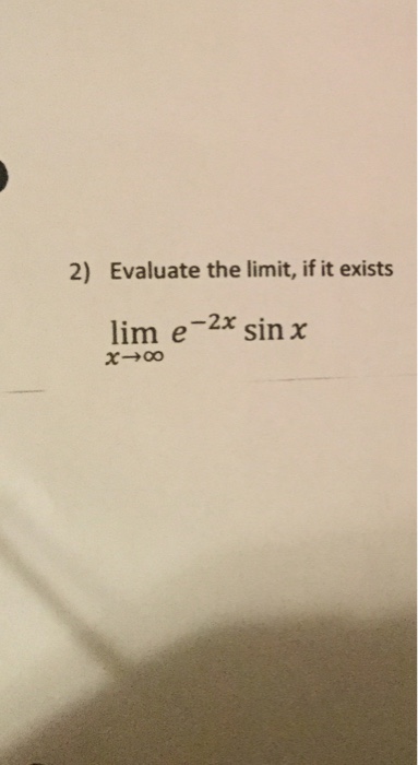 Solved Evaluate the limit, if it exists lim_x rightarrow | Chegg.com