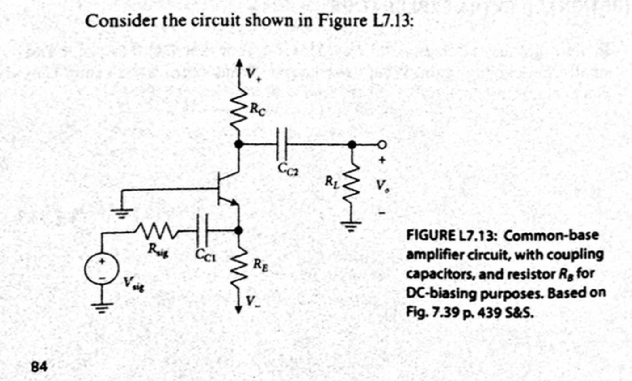 Solved 84 Consider the circuit shown in Figure L7.13: FIGURE | Chegg.com