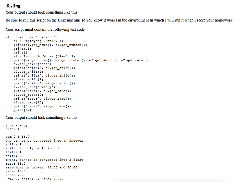 Solved If you fail to follow the rules below for homework | Chegg.com