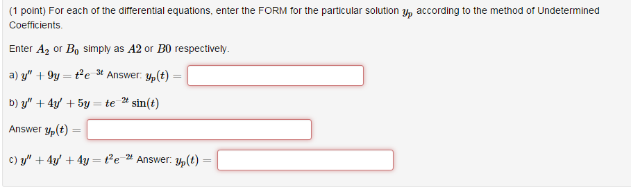 Solved PLEASE GIVE ME THE ANSWERS THE WAY WEBWORK WANTS | Chegg.com