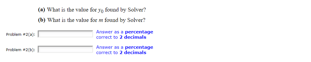 Solved Problem #2: Excel's Solver utility can also find an | Chegg.com