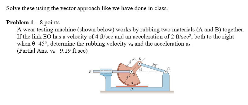 Solve these using the vector approach like we have | Chegg.com