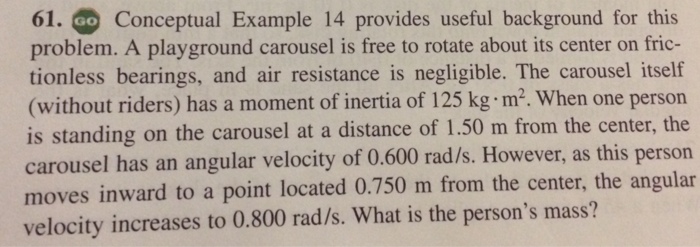 61. Conceptual Example 14 provides useful background | Chegg.com
