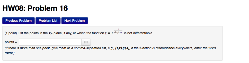 Solved HW08: Problem 16 Previous Problem Problem List Next | Chegg.com