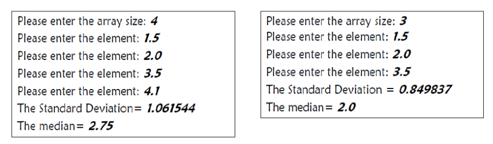 Solved Write a program that calculates the standard | Chegg.com
