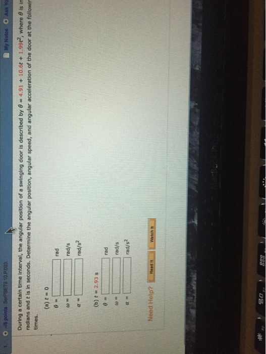 Solved: During A Certain Time Interval, The Angular Positi... | Chegg.com