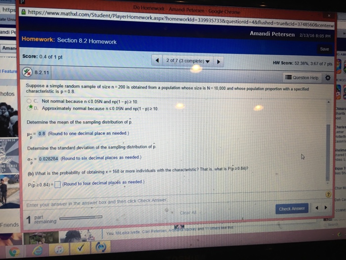 Solved Homework Section 8 2 Homework Save Score 0 Of 1 Pt