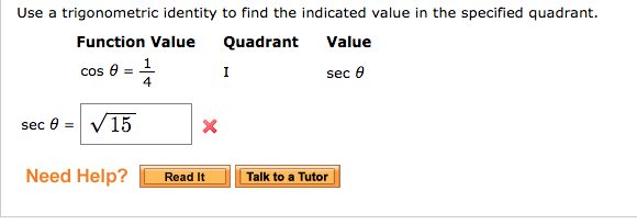 Solved Use a trigonometric identity to find the indicated | Chegg.com