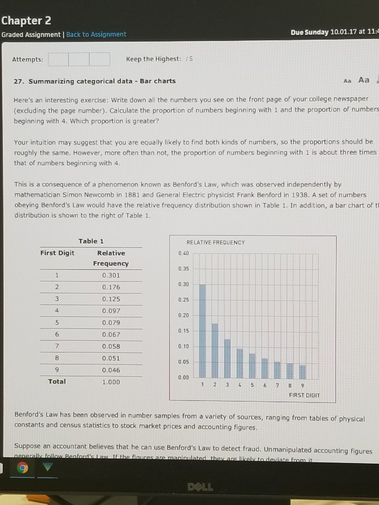 Solved Chapter 2 Graded Assignment | Back to Assignment Due | Chegg.com