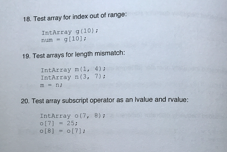 Solved Need Help Creating The Following Intarray Class