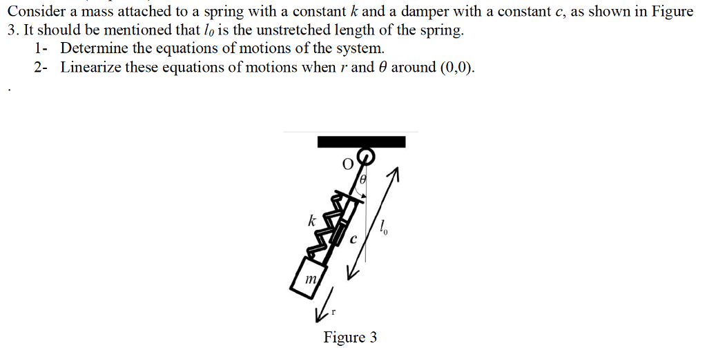 Solved Consider a mass attached to a spring with a constant | Chegg.com