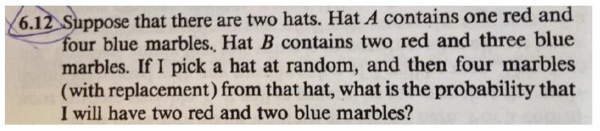 Solved Suppose that there are two hats. Hat A contains one | Chegg.com