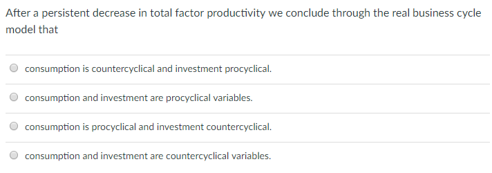Solved After a persistent decrease in total factor | Chegg.com
