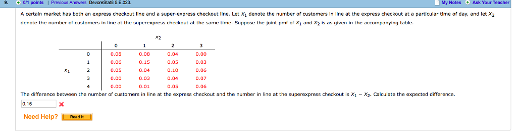 Solved 9 ÷ 0 1 Points Previous Answers