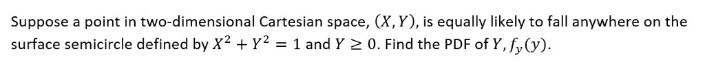 Solved Suppose a point in two-dimensional Cartesian space, | Chegg.com
