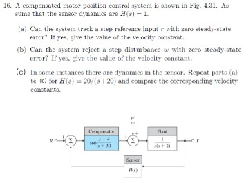 Solved 11. Consider the system shown in Fig. 4.29 which | Chegg.com