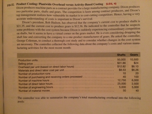 Solved P18 32 Product Costing Plantwide Overhead Versus Chegg solved-p18-32-product-costing-plantwide-overhead-versus-chegg
