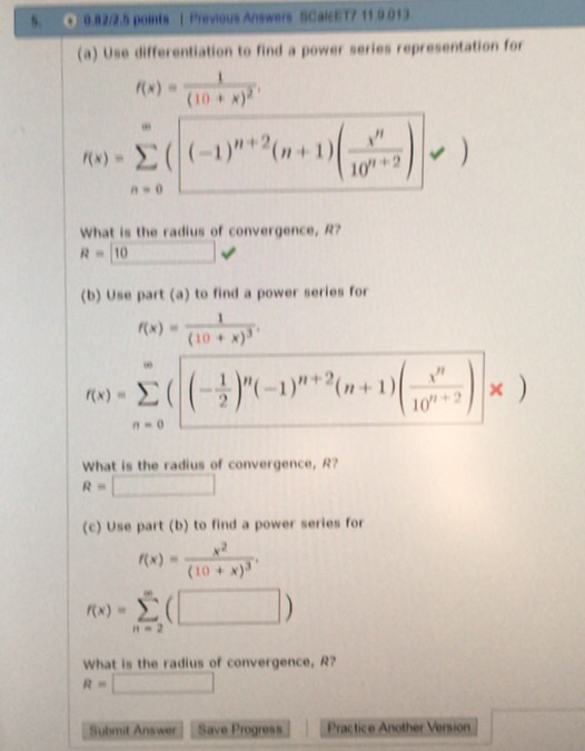 Solved Use differentiation to find a power series | Chegg.com