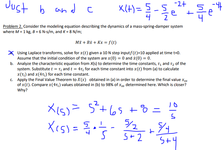 Uu Problem 2, Consider the modeling equation | Chegg.com