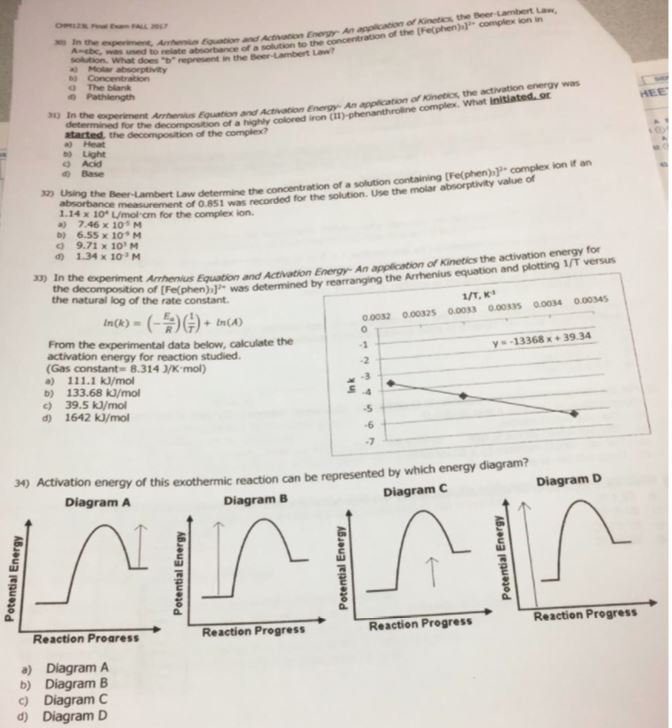 Chemistry Archive | December 14, 2017 | Chegg.com