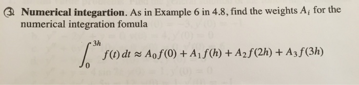 Numerical integartion. As in Example 6 in 4.8, find | Chegg.com