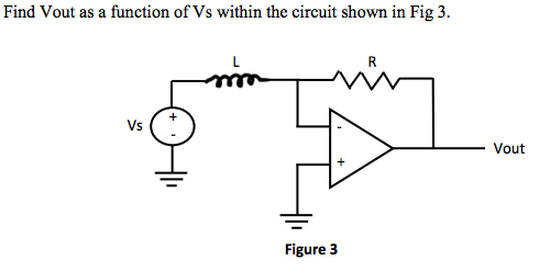 Solved Find Vout as a function of Vs within the circuit | Chegg.com
