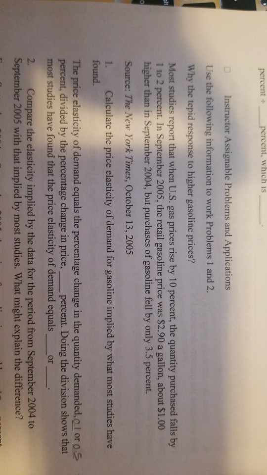 Solved percent+ rcent, which is Instructor Assignable | Chegg.com