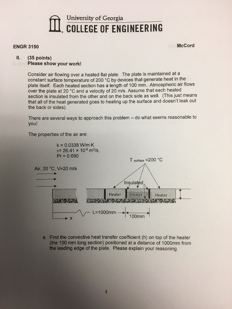 Solved ii University of OF ENGINEERING Georgia COLLEGE | Chegg.com