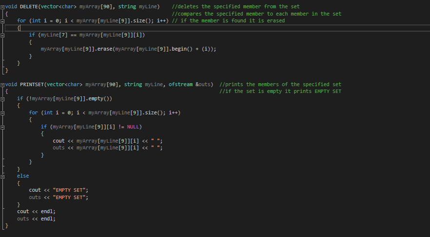 Solved void DELETE (vector myArray [90], string | Chegg.com