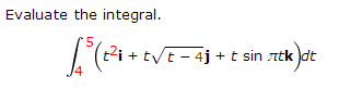 Consider the given vector equation. r(t) = 5eti + | Chegg.com