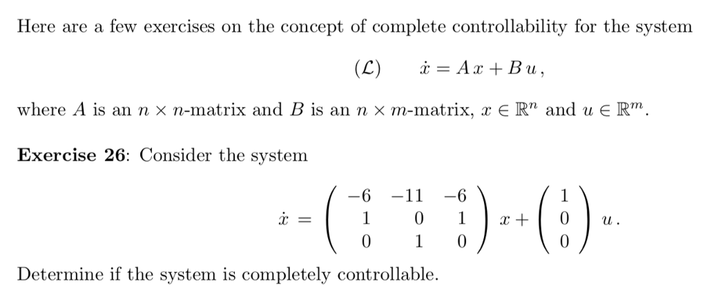 Solved Here are a few exercises on the concept of complete | Chegg.com